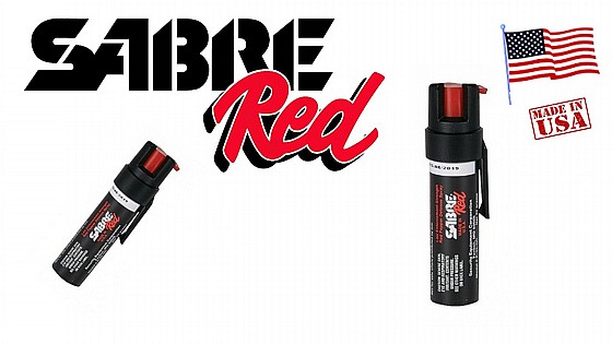 גז פלפל להגנה עצמית תוצרת ארצות הברית – SABRE RED 20 gr
